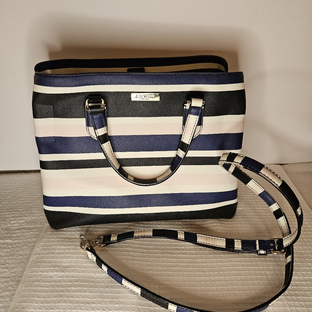 Kate Spade Evangelie Laurel Way Cruise Stripe Double … - Gem